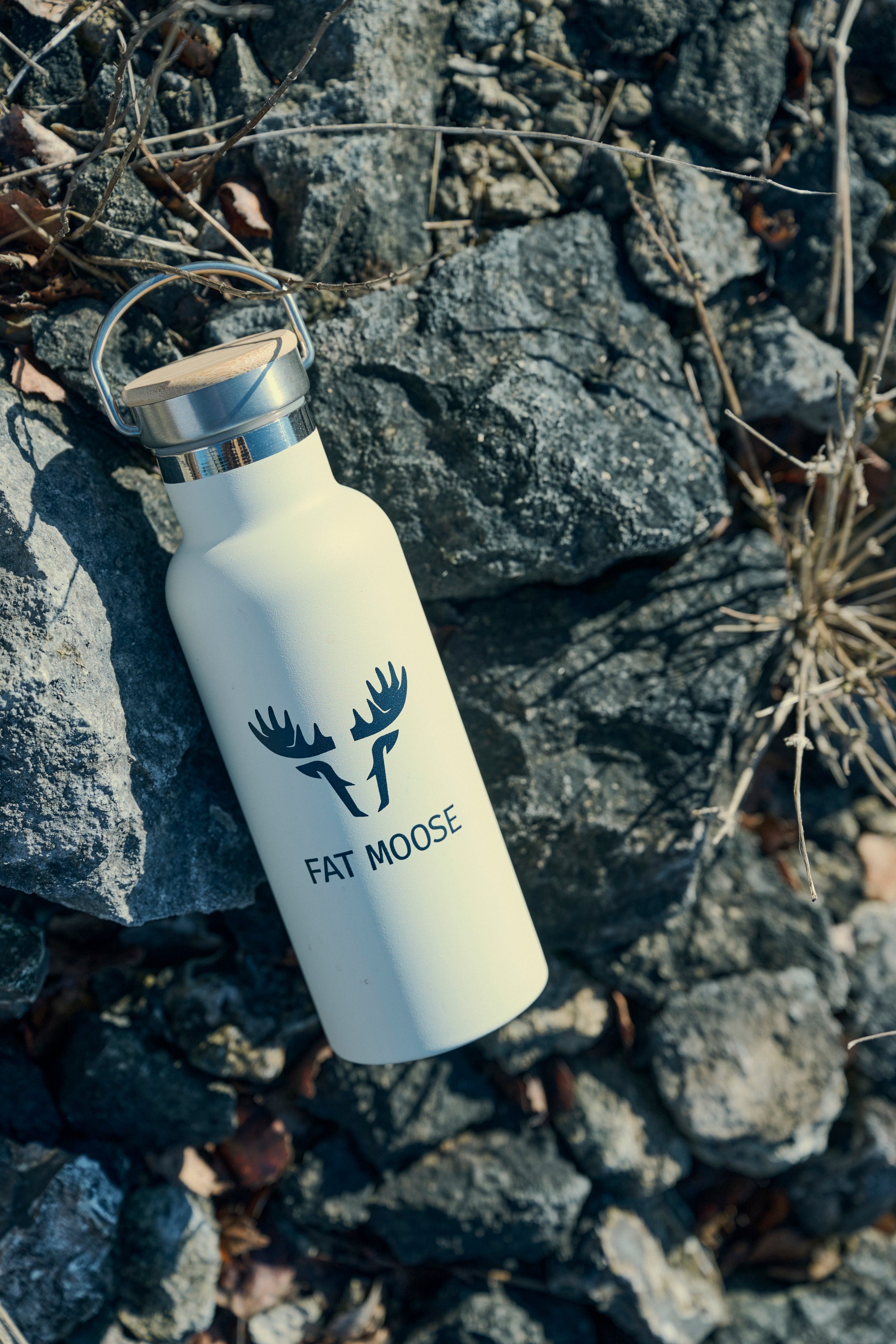 FAT MOOSE METAL WATER BOTTLE - Dark Navy – Urban Brands
